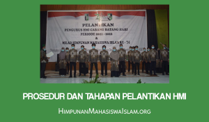 Contoh Ikrar Pelantikan HMI - Himpunan Mahasiswa Islam